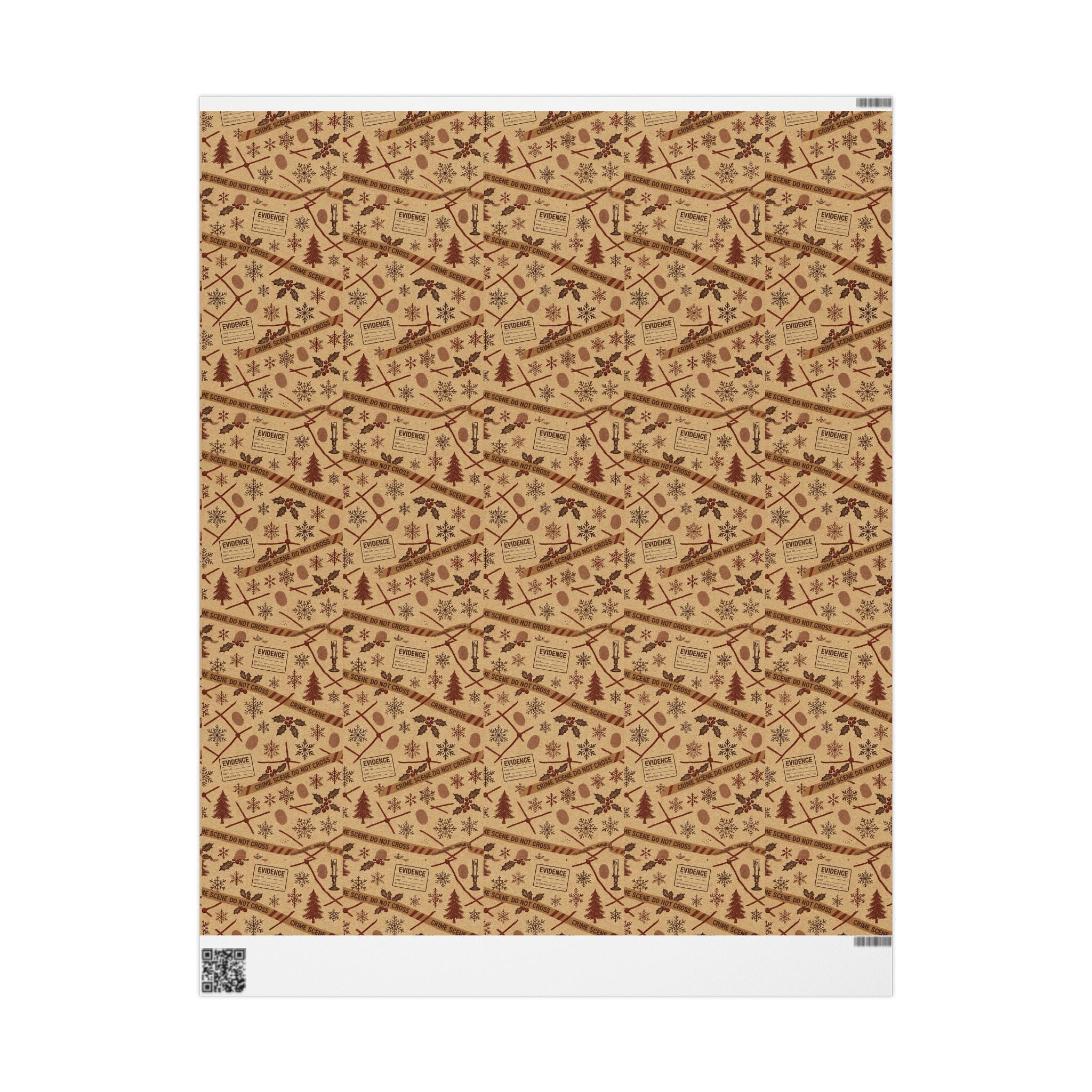 Christmas Crime Scene Wrapping Paper – The Alibi Room
